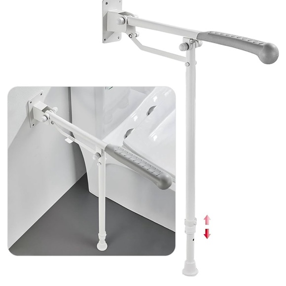 Other | Foldable Toilet Grab Bar 24inch Flipup Toilet Grab Bar 66lbs ...